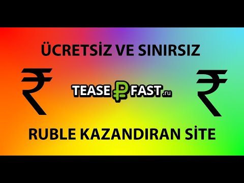 Ruble Kazandıran Teaserfast Sınırsız Kazanç 👍 Her gün Çekim Yapabileceğiz Bir Site 💰 ÖDEME KANITLI