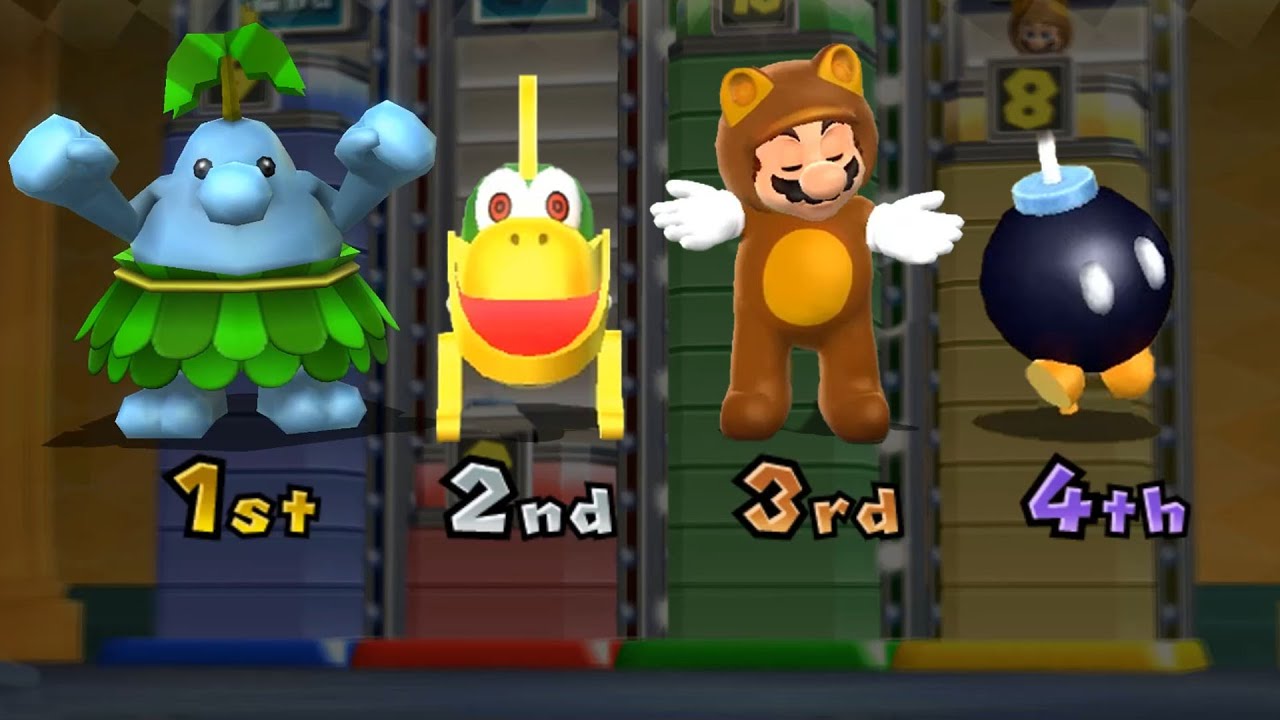 Mario Party 9 - Koopa Troopa Vs Shy Guy Vs Kamek Vs Mario - Minigame ...