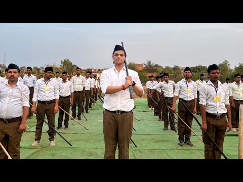 Akash rajput Rss Camp | Prathmik Varg Training | Akash Rss training | RSS | Akash joined RSS ...