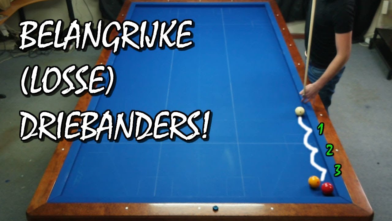 BELANGRIJKE DRIEBANDERS DIE ELKE BILJARTER MOET KENNEN! | Driebanden ...