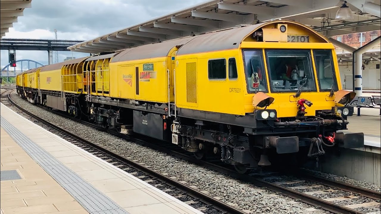 Network Rail/Loram DR79231+DR79237 At Derby From Knighton Junction ...