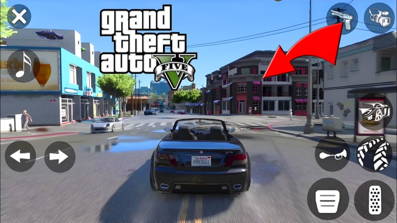 GTA 5 Android On Mobile Gameplay + GTA 5 IOS & GTA 5 Mobile Skip ...