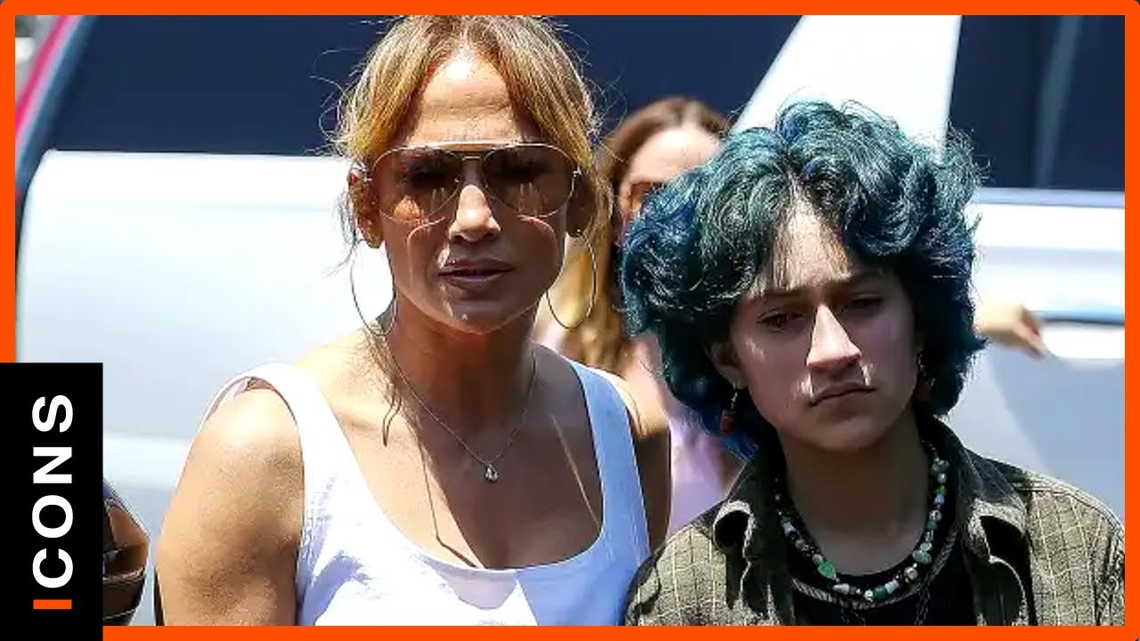 The masculine look of Jennifer Lopez's daughter - YouTube