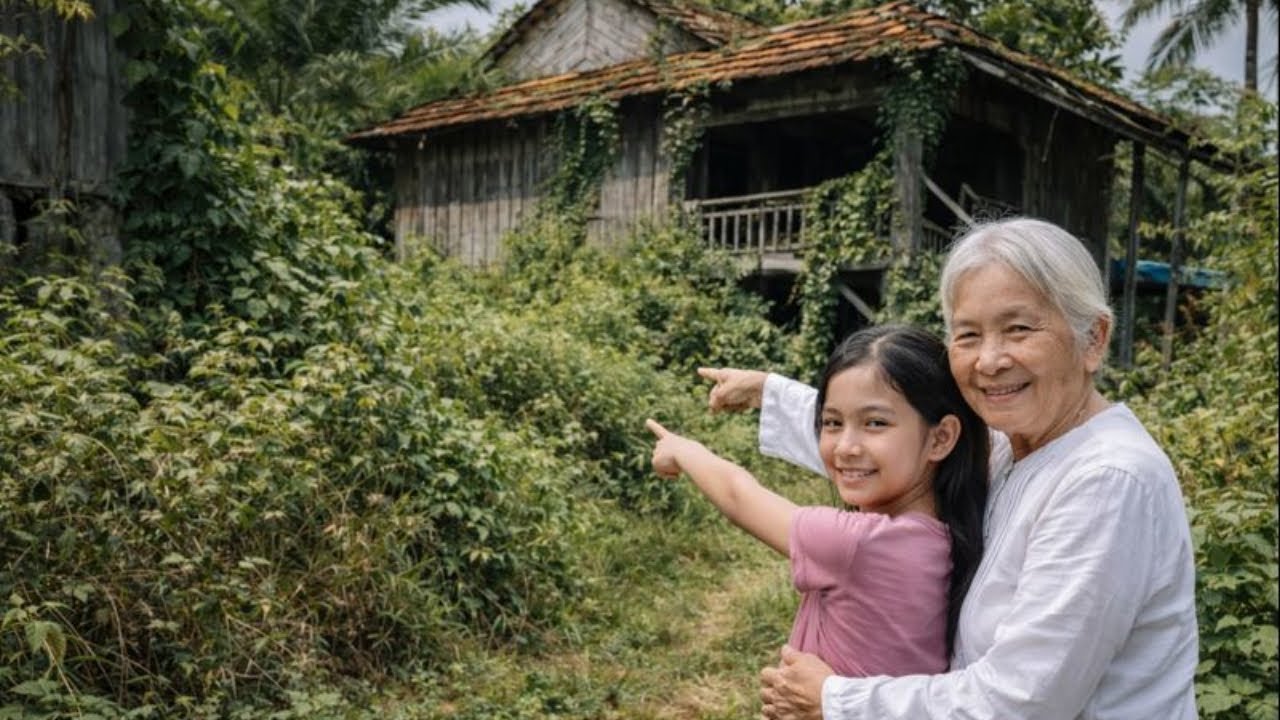 Two Grandmothers and a Granddaughter Revisit Their Abandoned Home - YouTube