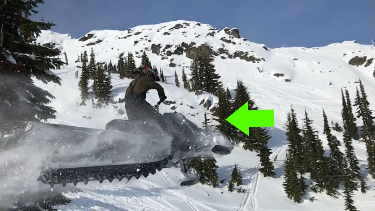 HUGE SNOWMOBILE JUMPS!! - YouTube
