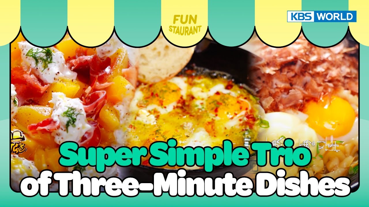 Three-minute Dishes [Stars Top Recipe at Fun Staurant : EP.214-2] | KBS ...
