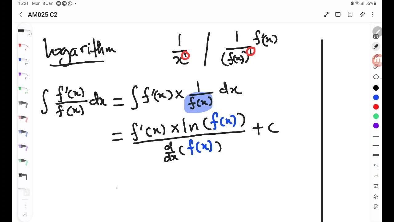 Integrate Logarithm - YouTube
