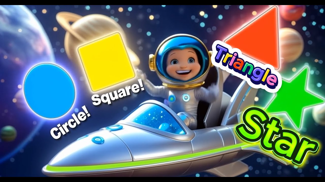 Captain Zoom’s Shape Adventure | Learn Shapes in Space | Nursery Rhyme ...