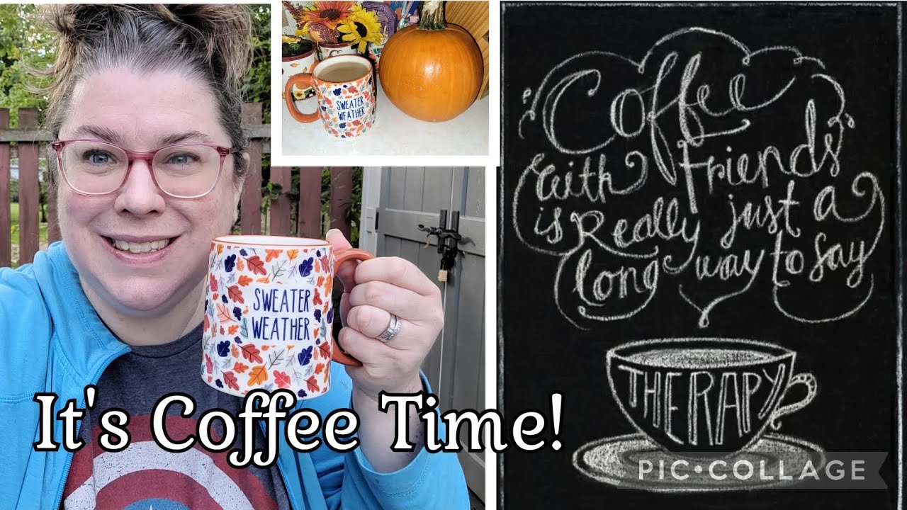 Getting one last coffee chat outside! Excited about this returning to ...