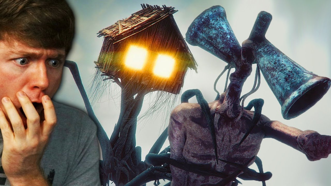 SIREN HEAD vs HOUSE HEAD the REAL LIFE BATTLE - YouTube