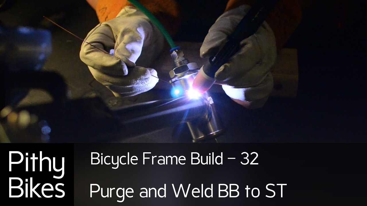 Bicycle Frame Build 32 - Argon Purge and Tig Weld Bottom Bracket to ...