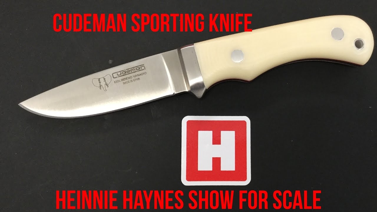 Cudeman Sporting / Hunting Knife - Heinnie Haynes Show for Scale - YouTube
