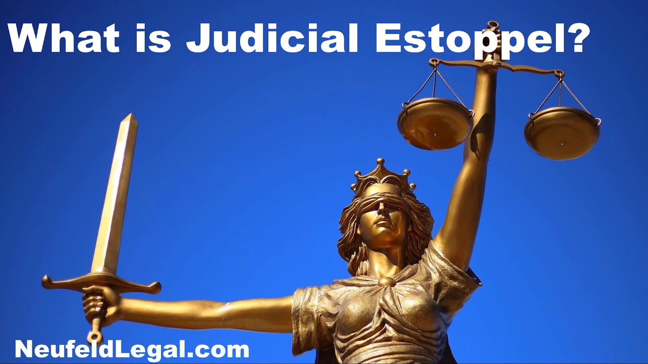 What is Judicial Estoppel? [legal defense terminology] - YouTube