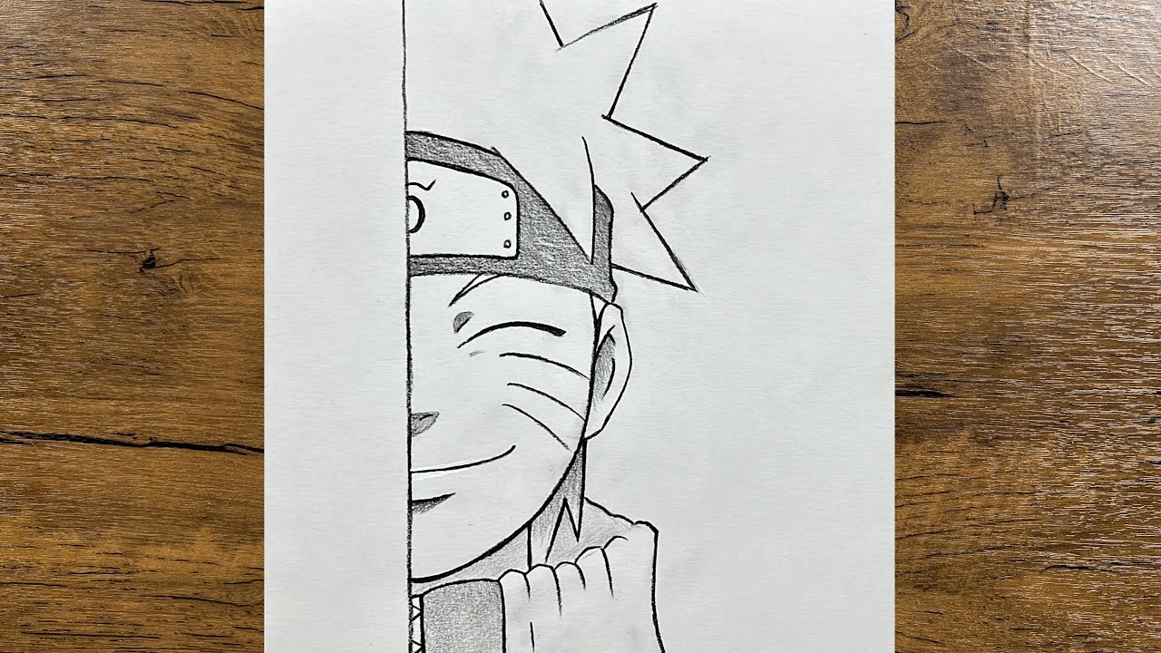 Easy Naruto uzumaki drawing for beginners | how to draw Naruto uzumaki ...