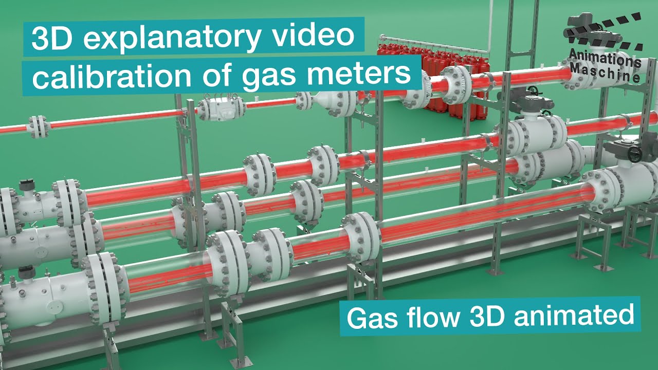 3D explanatory video of a gas meter testing center - YouTube