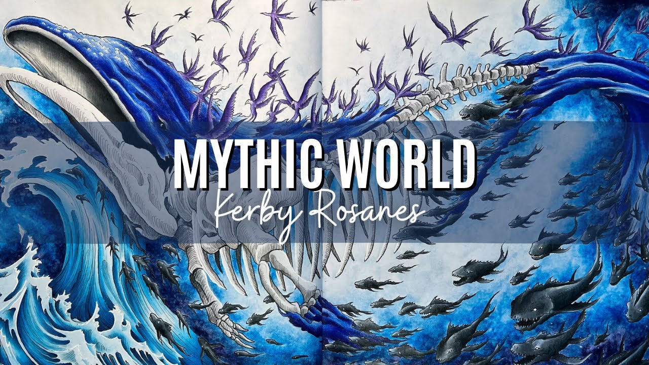 Colour along | Mythic World by Kerby Rosanes - YouTube