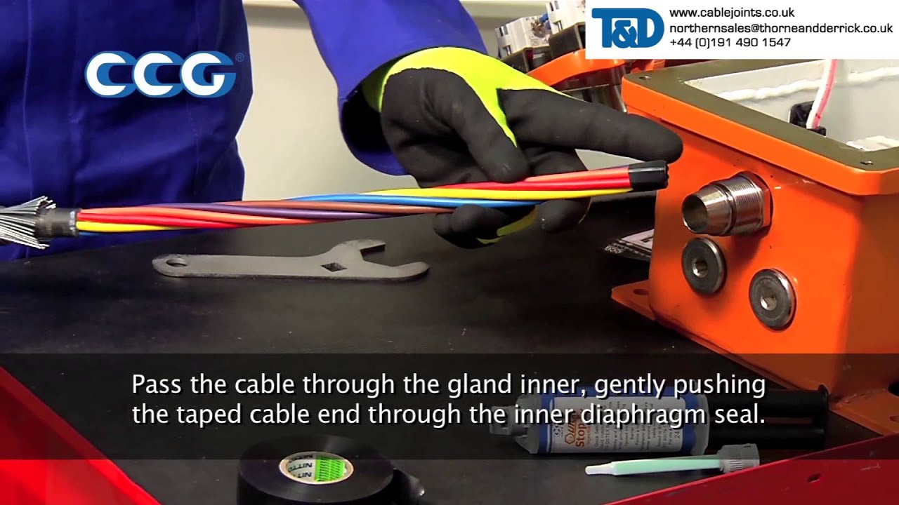 CCG Cable Terminations E1EX-QS Quick Stop Injection Resin Barrier ...