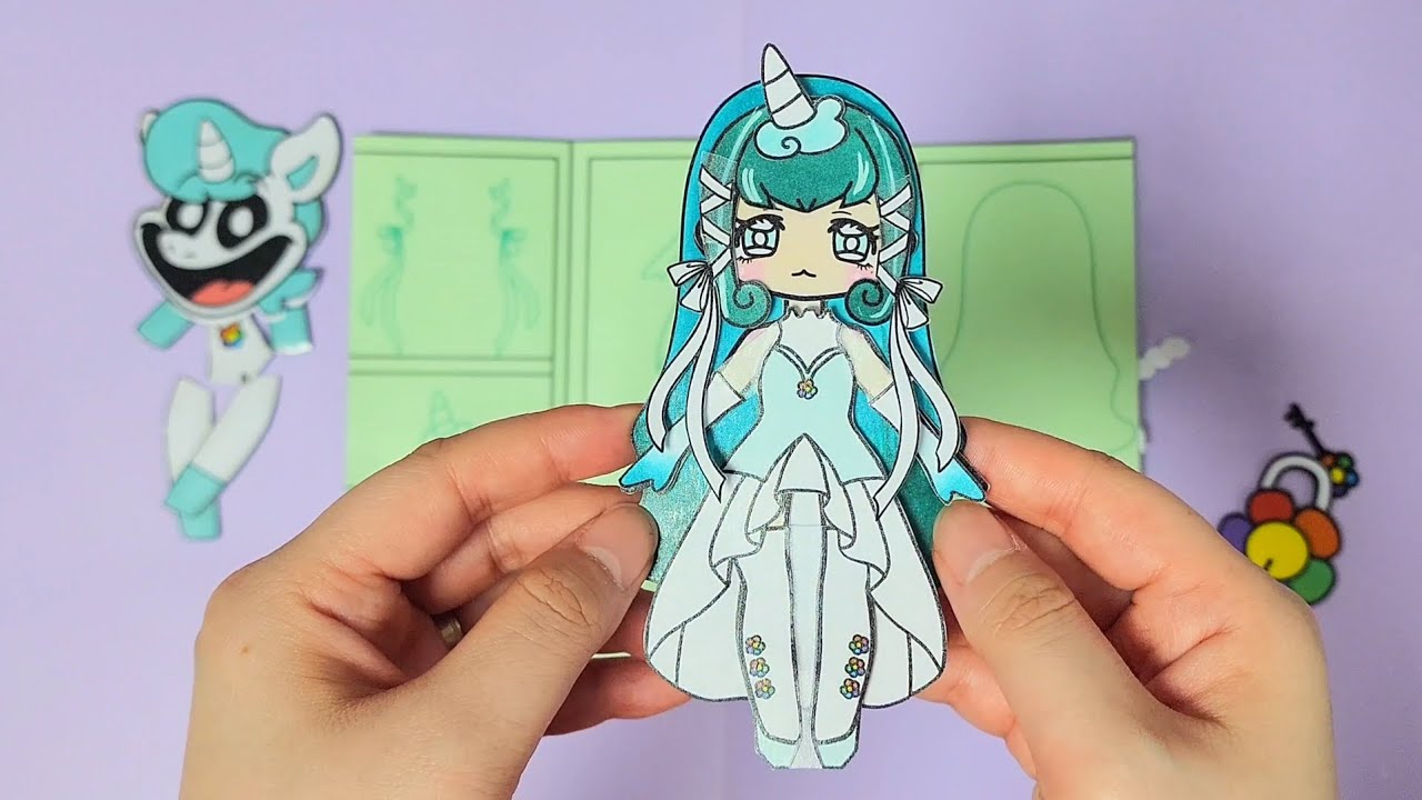 [FULL]paper diy ️poppy Playtime Craftycorn doll blind bag #art # ...