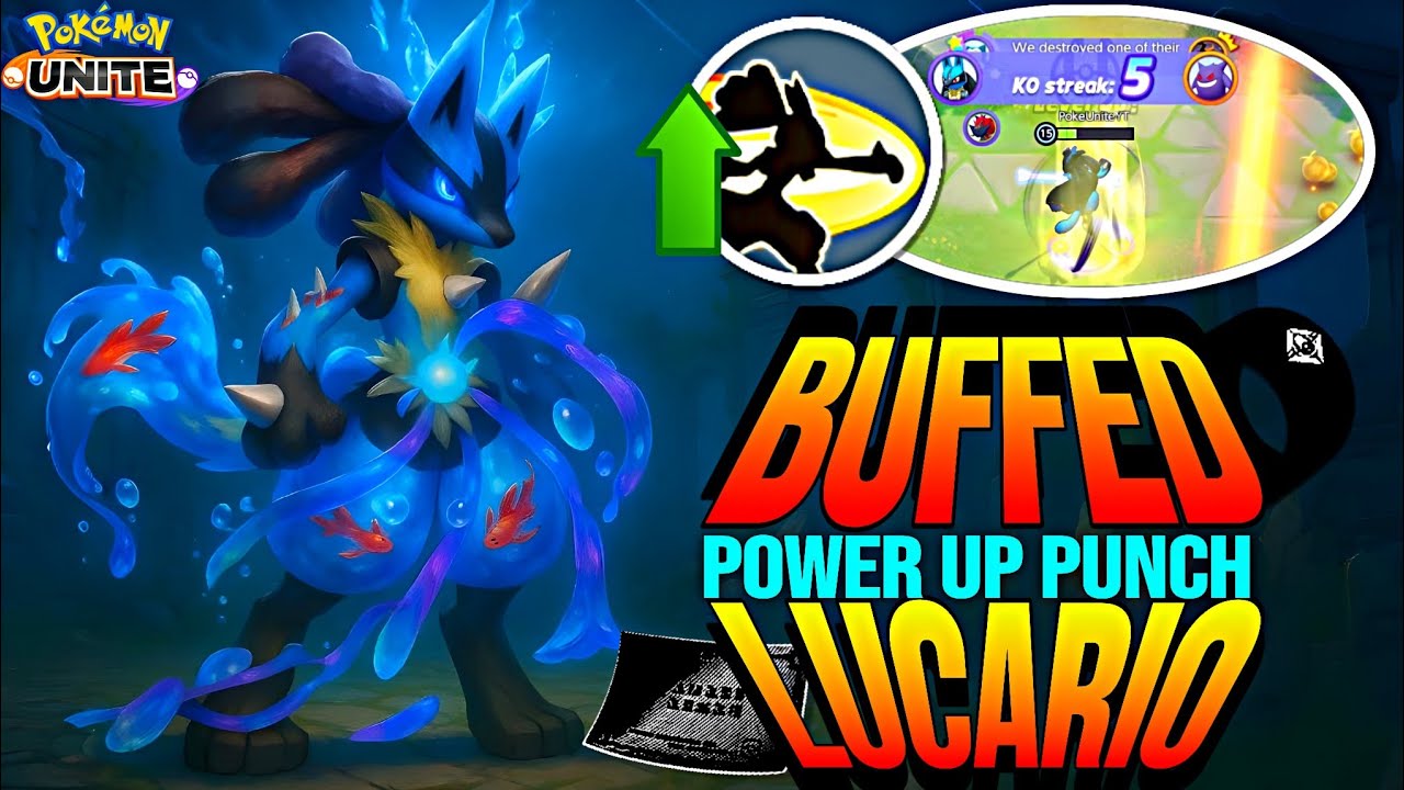 THIS BUFFED POWER UP PUNCH BUILD MADE LUCARIO ASCENDS TO GOD TIER!💀🔥 ...