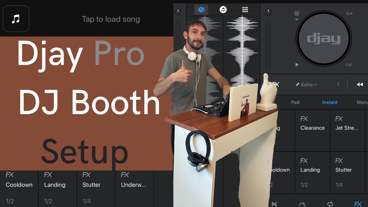 Djay Pro AI DJ Booth Setup - YouTube
