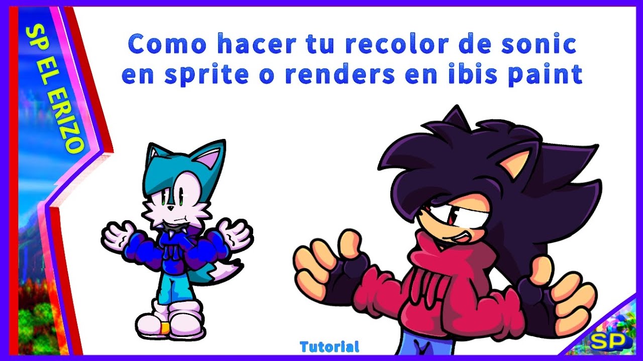 (April fools) como hacer tu recolor de sonic en sprite o renders en ...