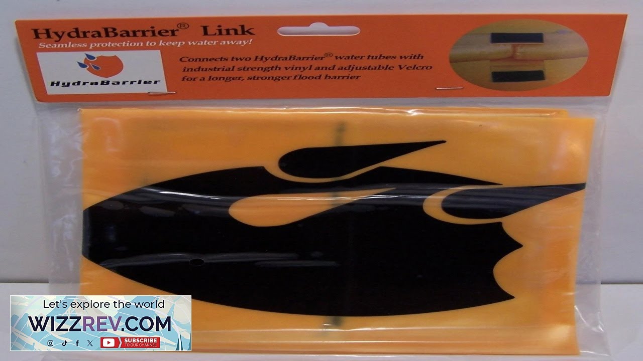 HydraBarrier Link Joins 2 HydraBarrier Water Tubes Flood Barrier 26.5 ...
