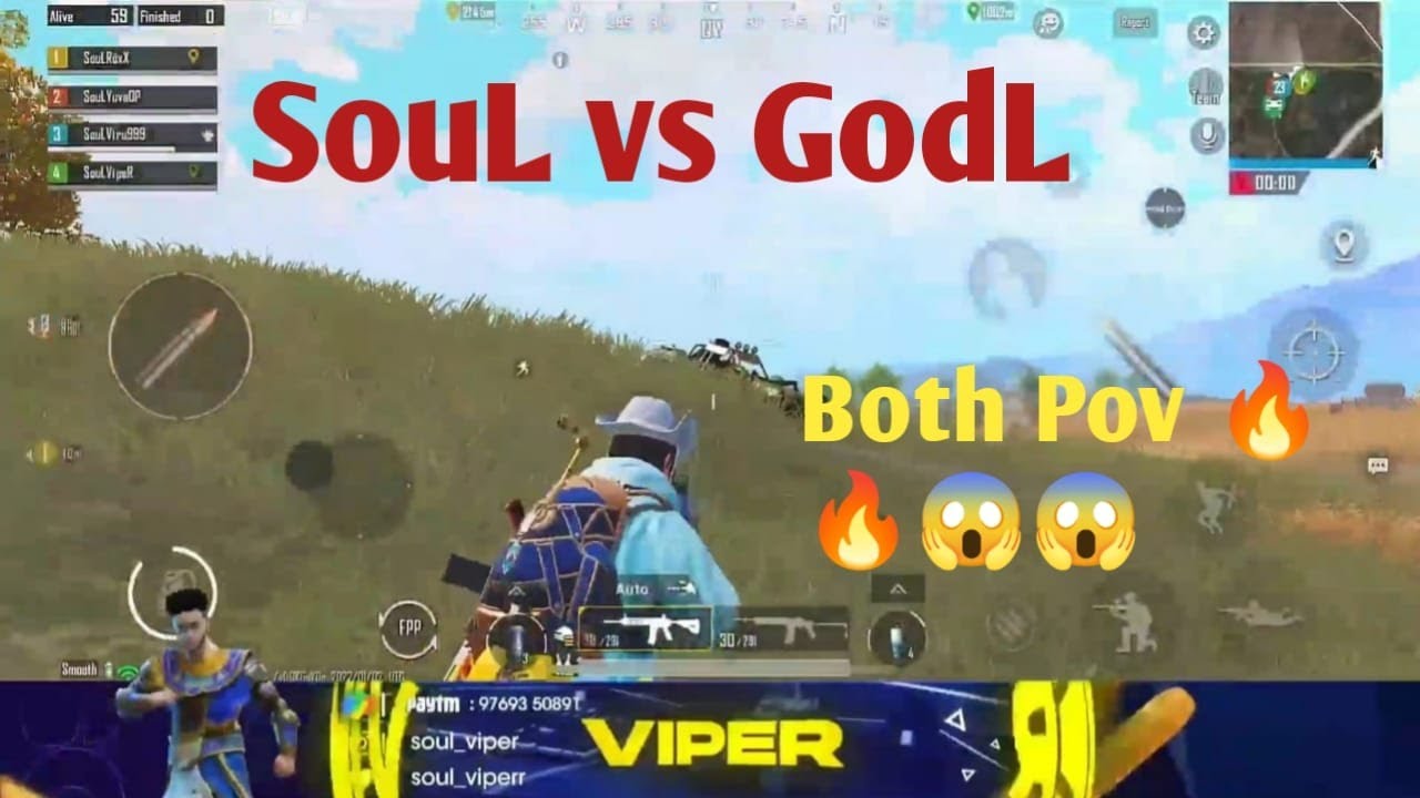 GodL vs SouL | {Both Pov} | Jonny vs Viper 🔥😱 - YouTube