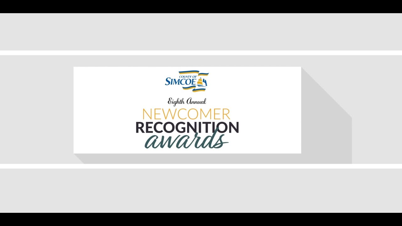 Eighth Annual Newcomer Recognition Awards - YouTube