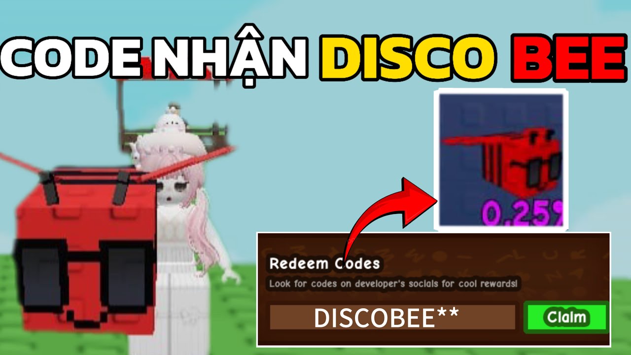 Code Grow A Garden Mới Nhất Nhận Disco Bee Miễn Phí Còn Sử Dụng Được - YouTube