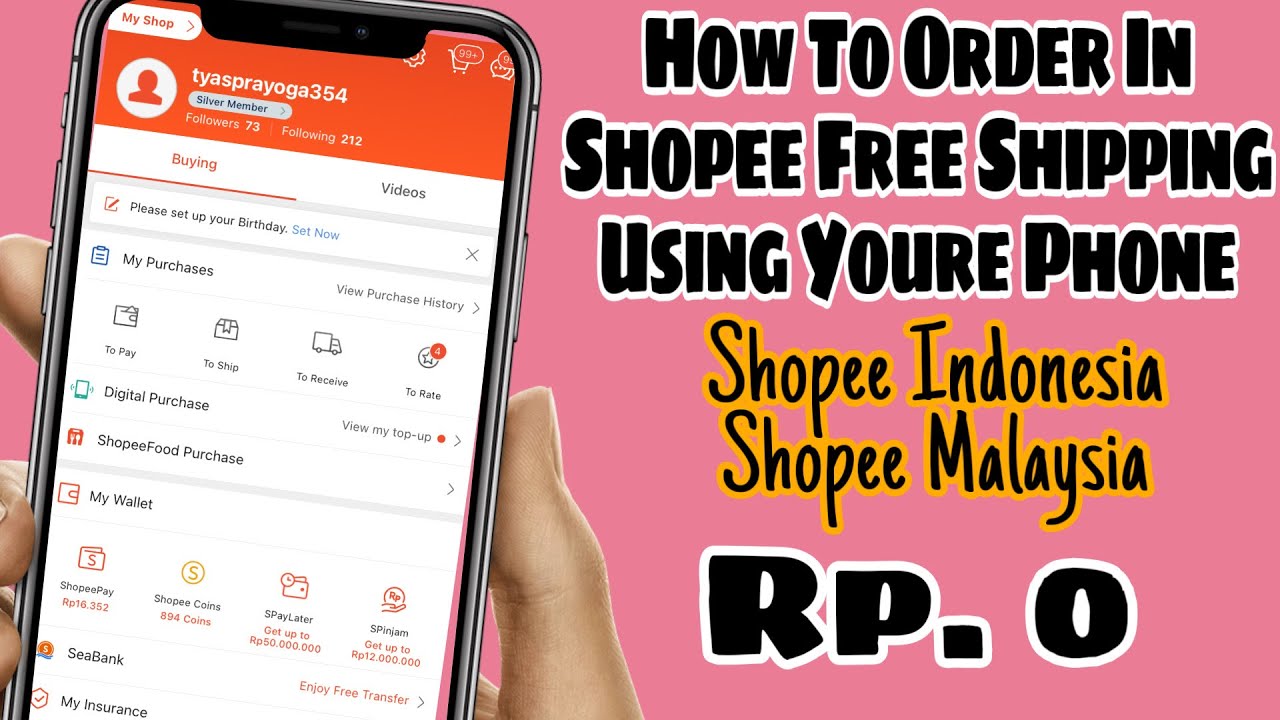 HOW TO ORDER IN SHOPEE USING YOURE PHONE FREE SHIPPING 2023 UPDATE ...