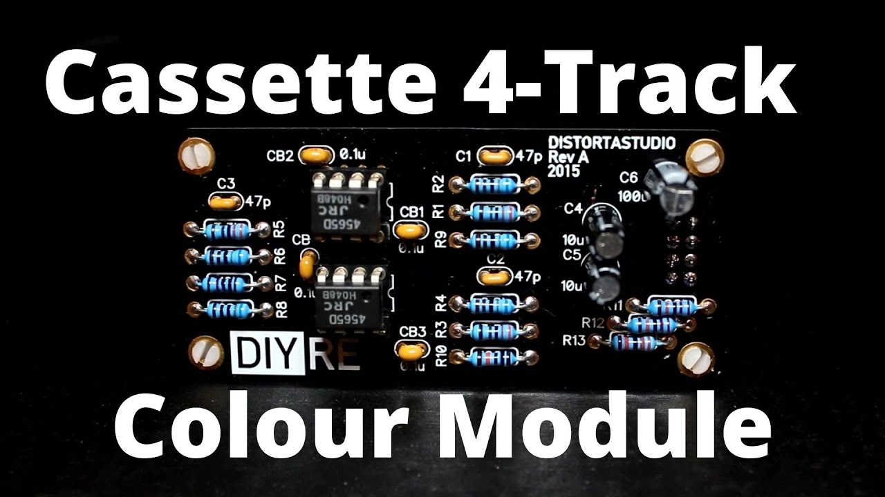 Distortastudio Cassette 4-Track | DIYRE Colour Module - YouTube
