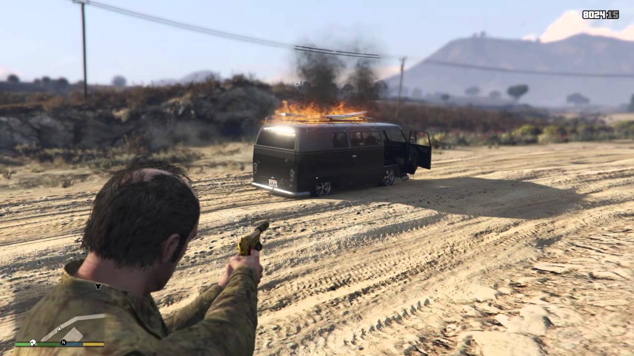 The indestructible Camper van (GTA5 Gameplay) - YouTube