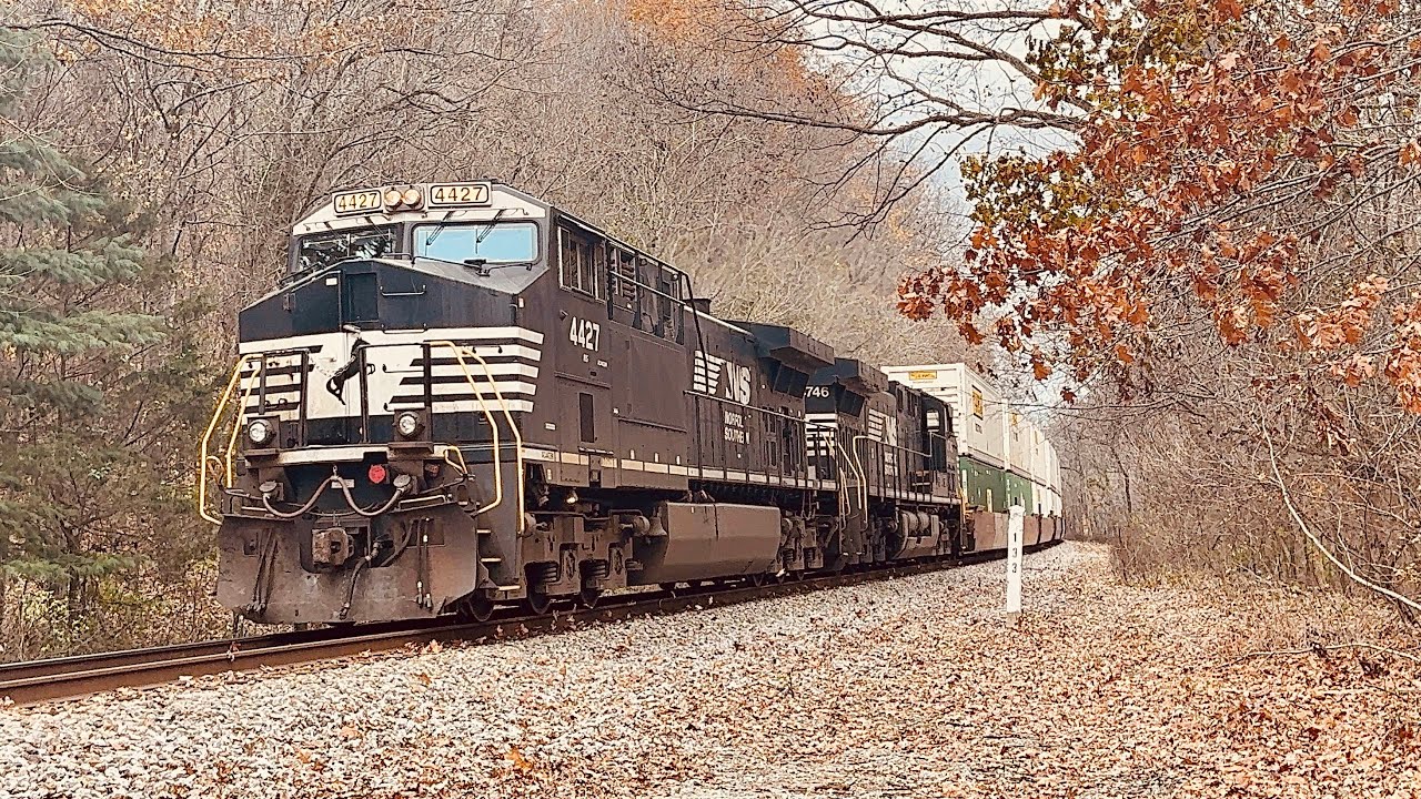 NS mixed freight southbound @ Guild, Tennessee 12/14/24 1348 hours ...