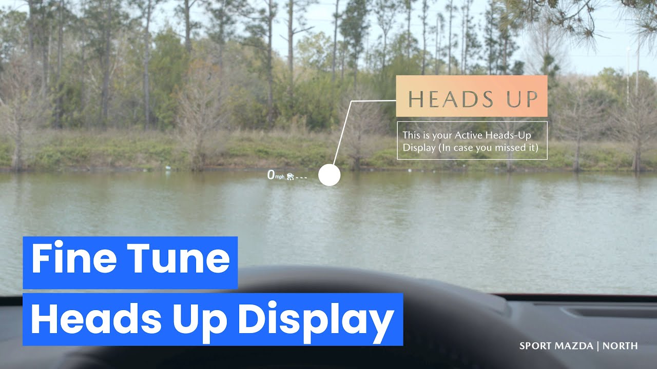 How to Adjust Your Mazda's Active Heads-Up Display - YouTube