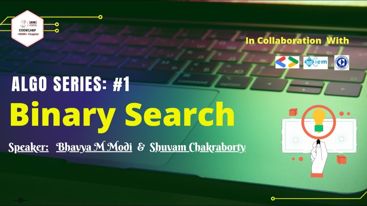 Algo Series 1 Binary Search - YouTube