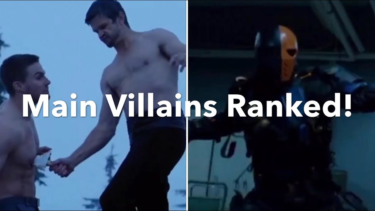 All Arrow Main Villains RANKED! - YouTube