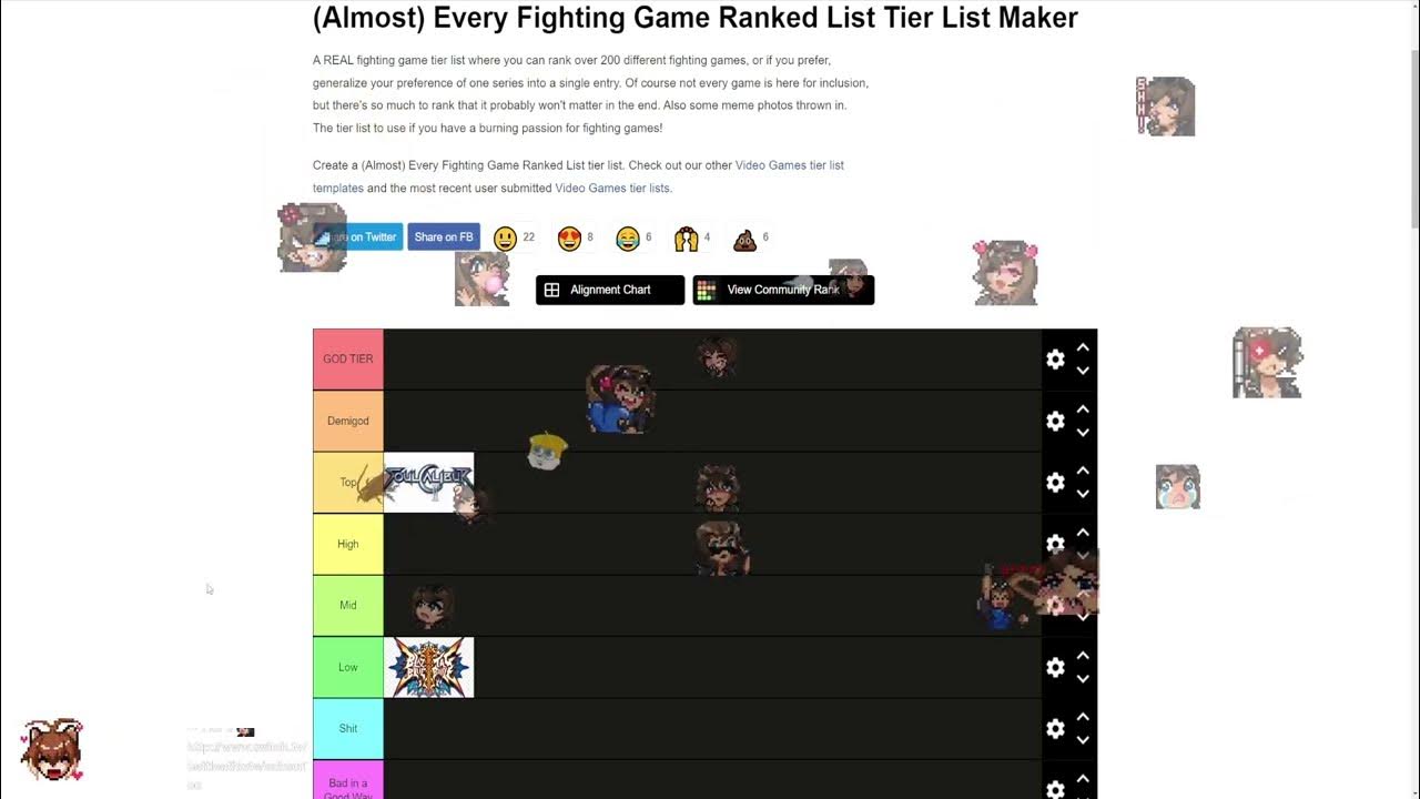 My Fighting Game Tier List - YouTube