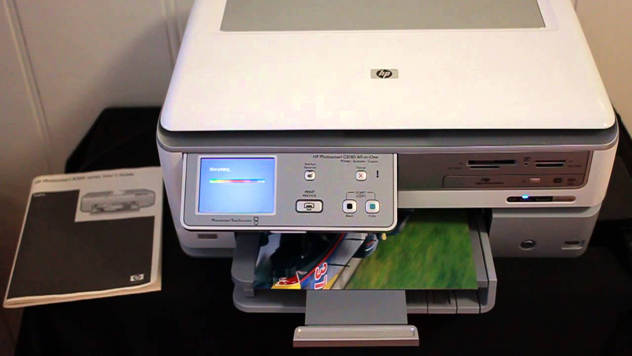 HP Photosmart c8180 - YouTube