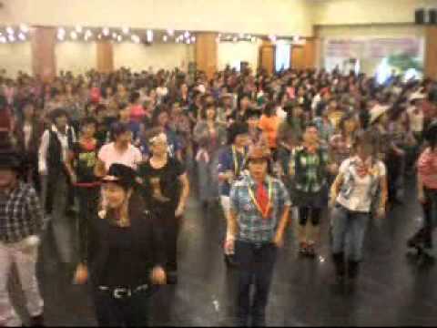 Dancing On A Saturday Night line dance - YouTube