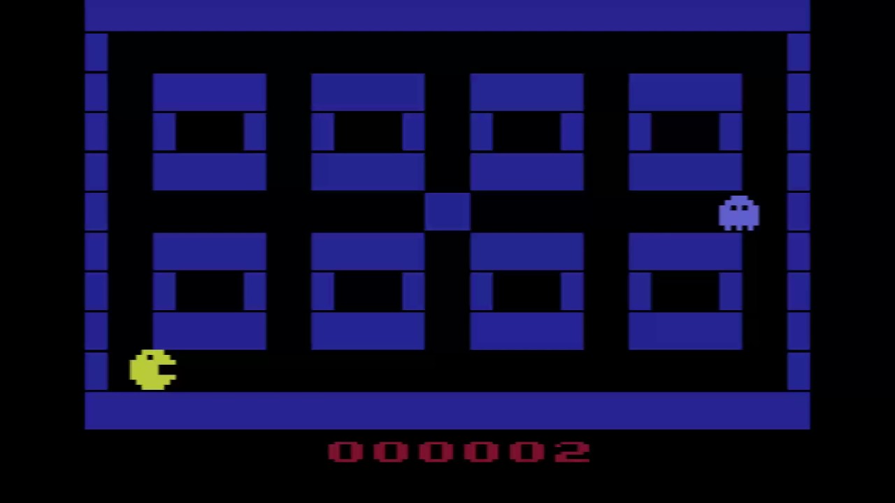 ATARI 2600 Batari Man PAC MAN PACMAN ELEMENTS WITH BATARI BASIC 2006 ...