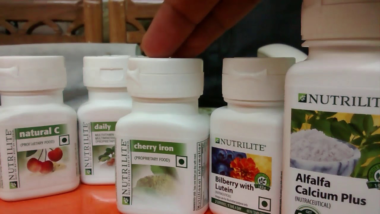 Amway Nutrilite Food Supplements Overview - Part 1 - YouTube