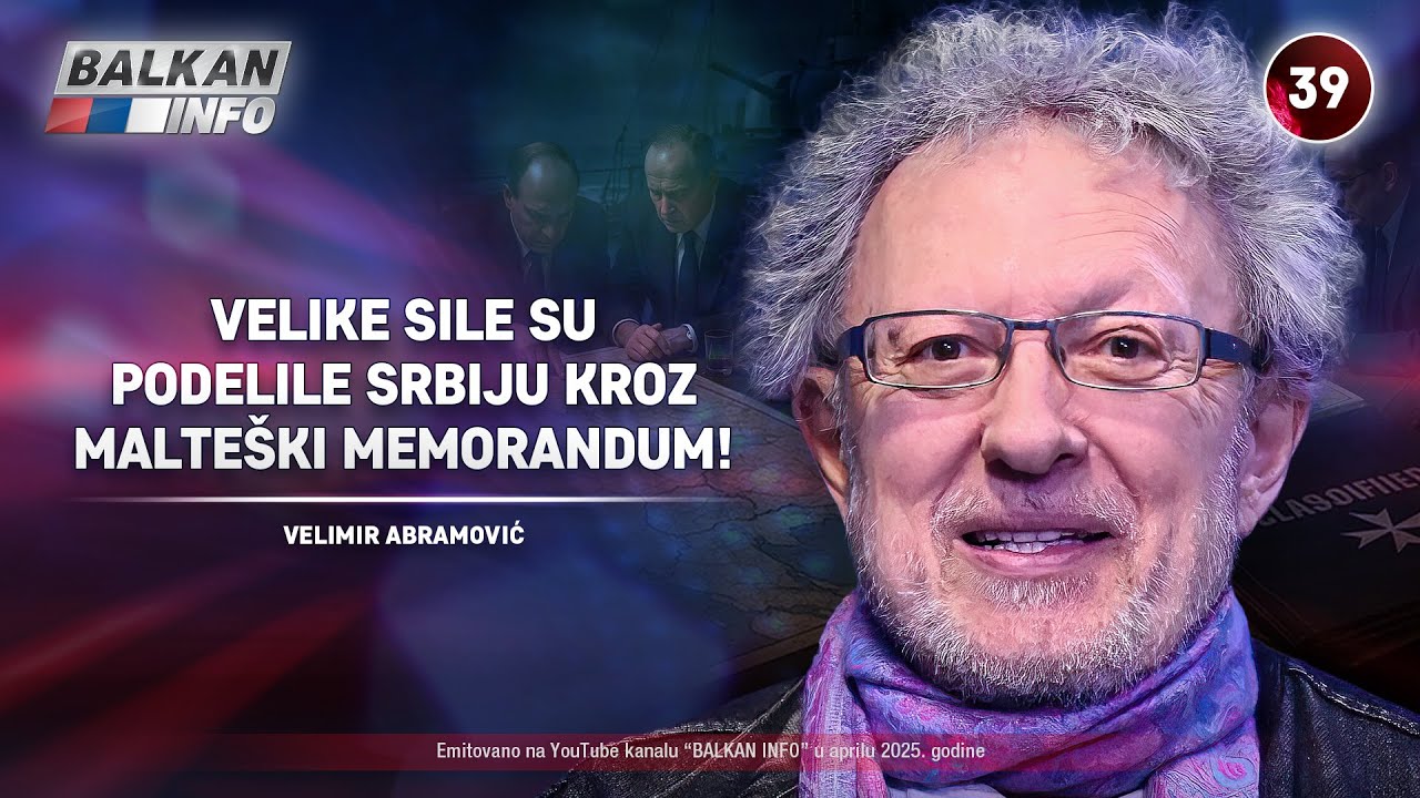 INTERVJU: Velimir Abramović – Velike sile su podelile Srbiju kroz ...