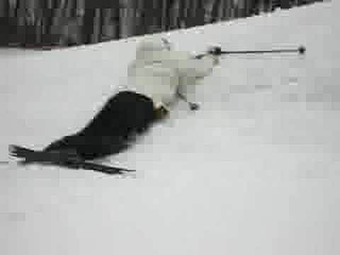 Funny Skiing fall - YouTube