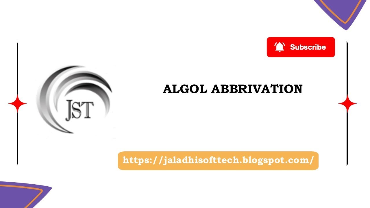 ALGOL ABBREVIATION - YouTube