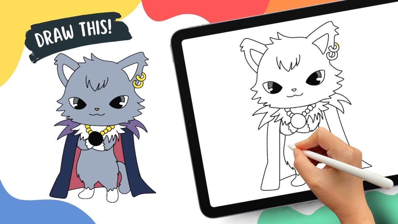 Dian | Jewel Pet Cartoon Drawing - YouTube