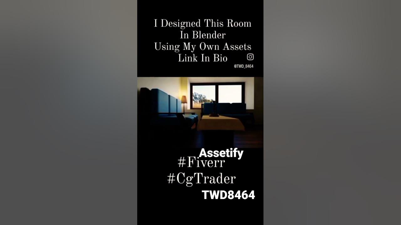 I Designed This Room 3d 3dmodeling Blender Blender3d Cgtrader Fiverr Fiverrgigs 3dart