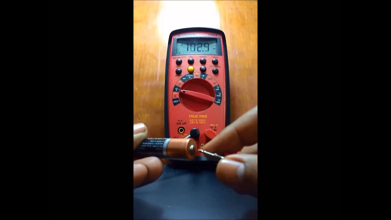 Video 2 Medición De Voltaje Directo Y Alterno Youtube