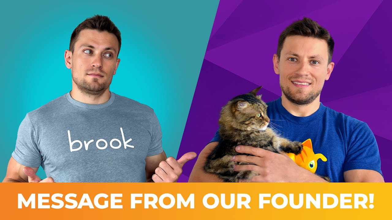 SPECIAL MESSAGE from the founder of CAT AMAZING and BROOK! - YouTube