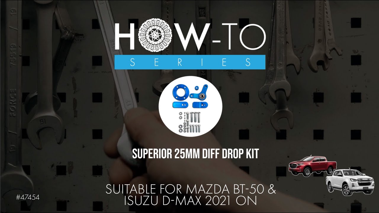 Superior 25mm Diff Drop Kit Suitable For Isuzu D-Max & Mazda BT50 2020 ...