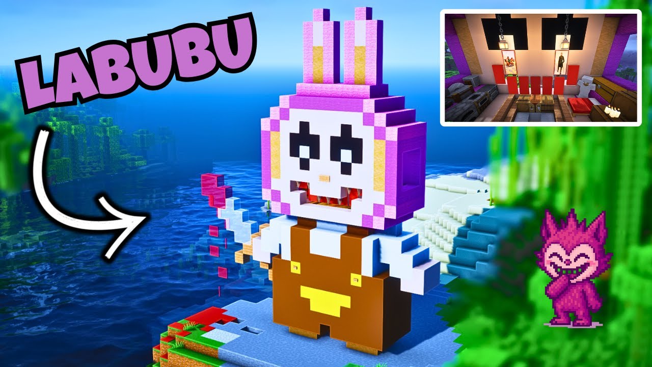 Minecraft: LABUBU, but ASSASSIN! House Build! (Easy) - YouTube